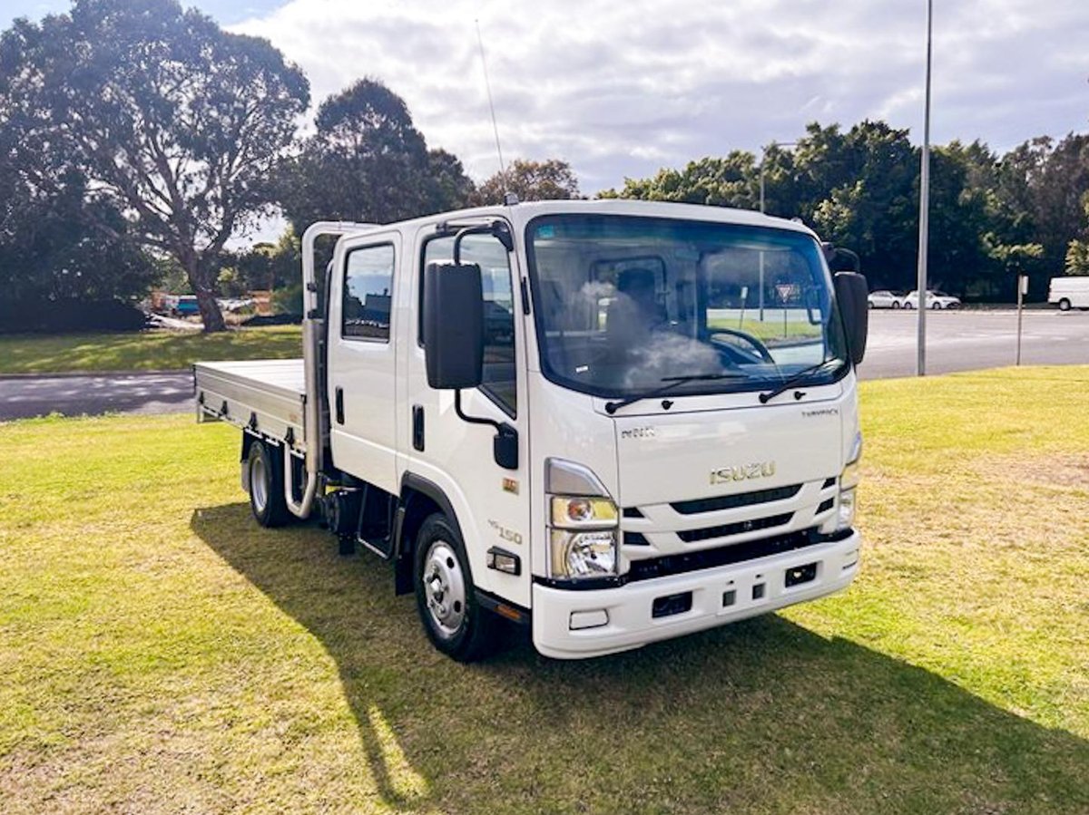 2024 Isuzu Nnr 45-150 Amt Ifs Traypack Crew For Sale in Wollongong, NSW (White) - Isuzu Trucks ...