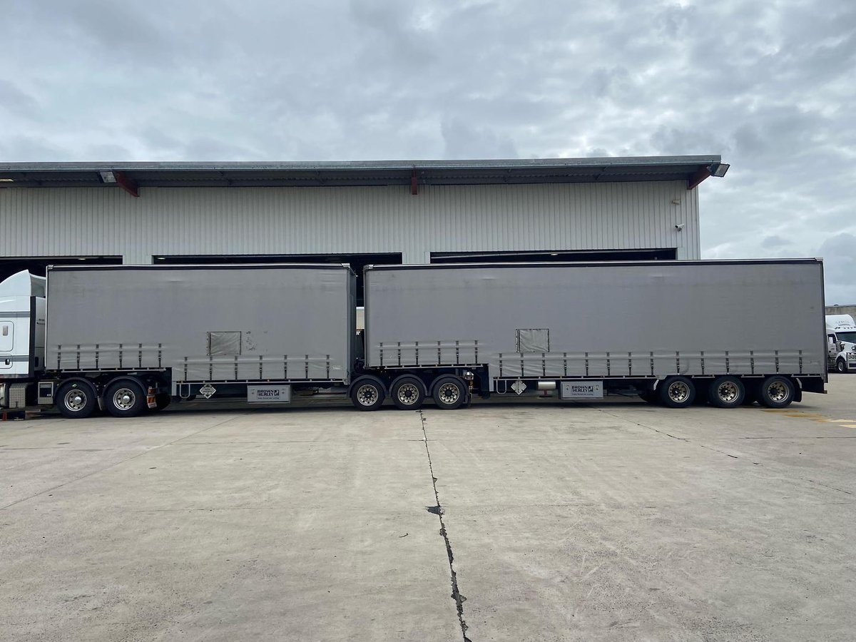 2021 Krueger B-DOUBLE(36 Pallet) Drop Deck Tautliner For Sale in ...