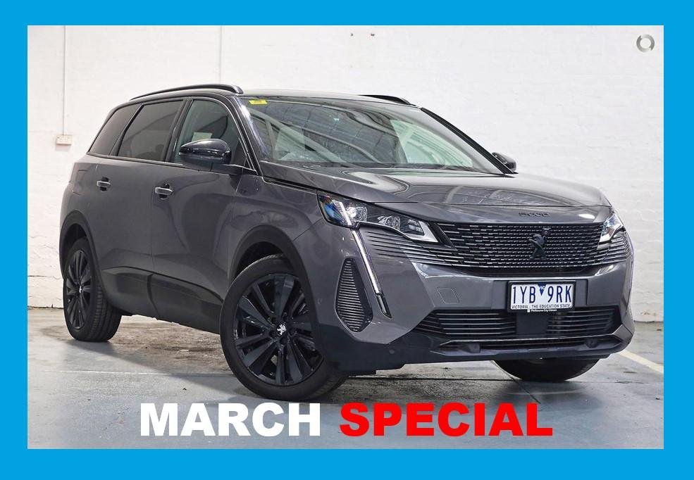 2022 Peugeot 5008 GT Sport P87 MY22 For Sale in North Melbourne, VIC (Platinum Grey) - Trivett